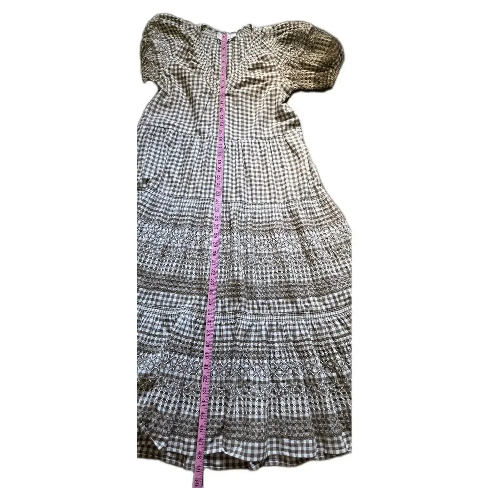 THE GREAT. | Dresses | The Great Dakota Gingham Cross Stitch ...